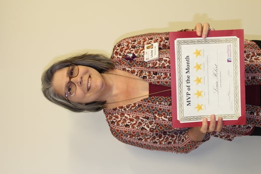 Louise Hebert Selected April MVP of the Month